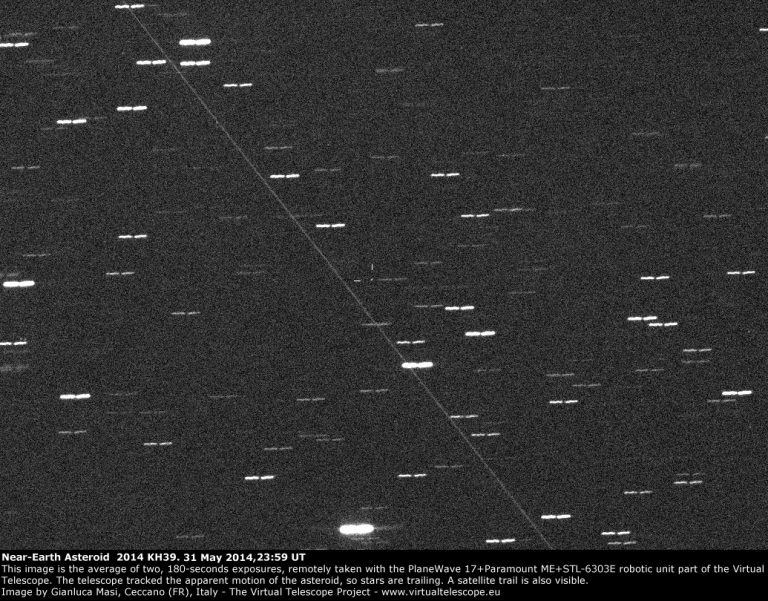 Near-Earth Asteroid 2014 KH39: an image (31 May 2014) - The Virtual ...