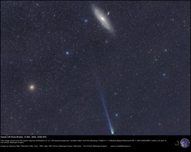 Comet 12P/Pons-Brooks, a stunning view at different resolutions - 12 ...