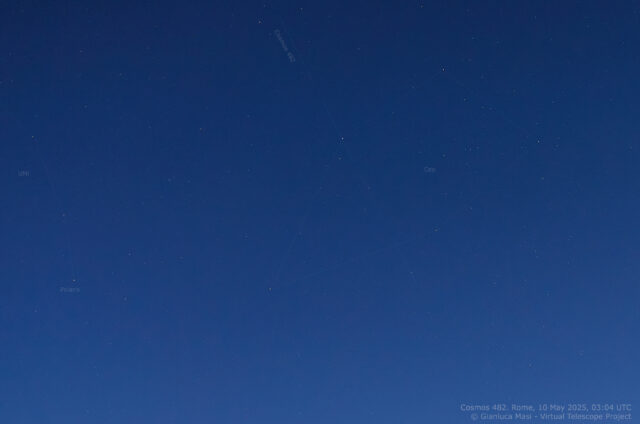 Cosmos-482 descent craft: an image before its reentry - 10 May 2025 ...