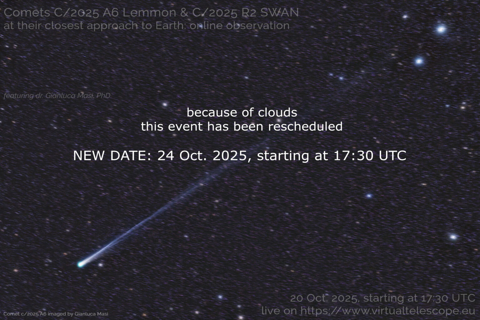 Virtual Telescope's WebTV - The Virtual Telescope Project 2.0